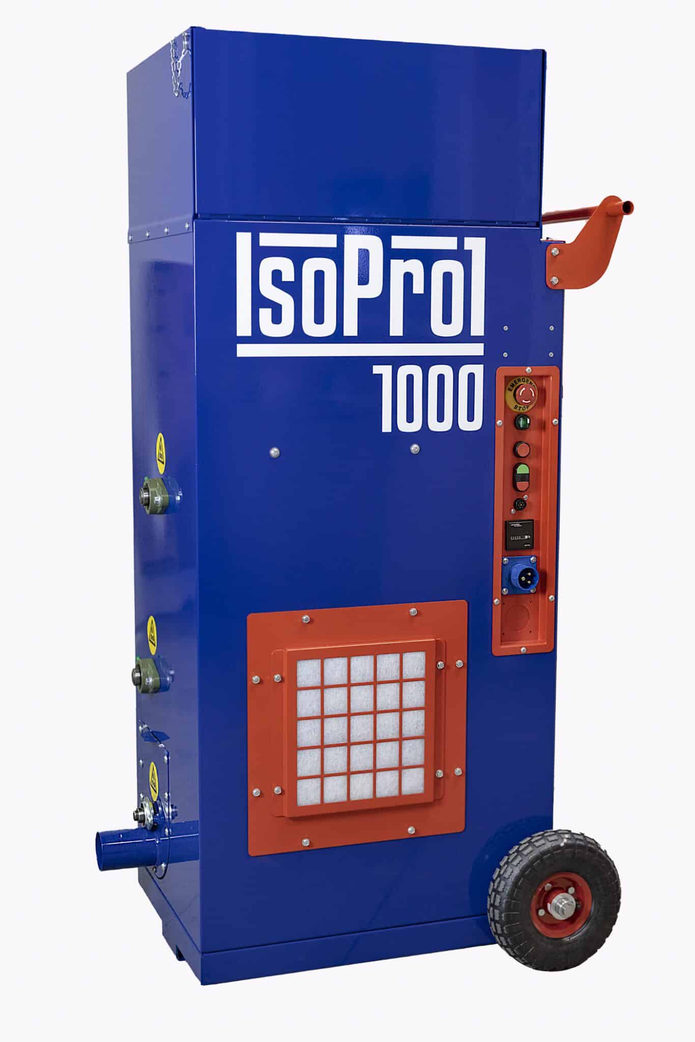 ISOPRO1 1000 | Køb den kraftfulde isoleringsmaskine med hjul